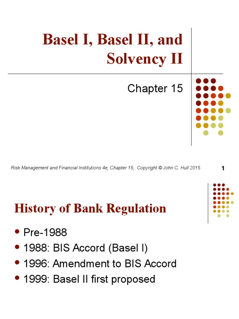 Basel I, Basel II, and Solvency II | PDF | Finance & Money Management ...