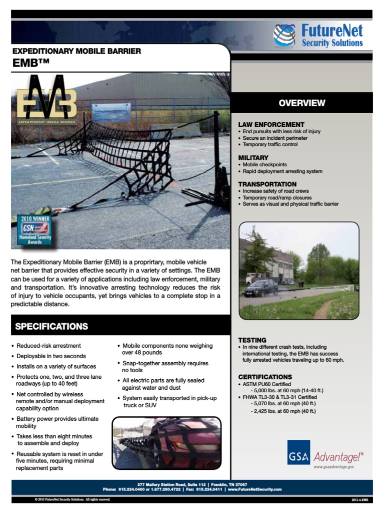 Expeditionary Mobile Barrier | PDF