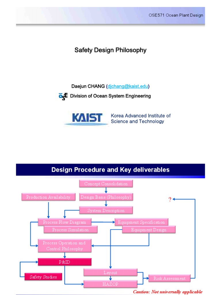 Week 10-Safety Design Philosophy | Download Free PDF | Leak | Valve