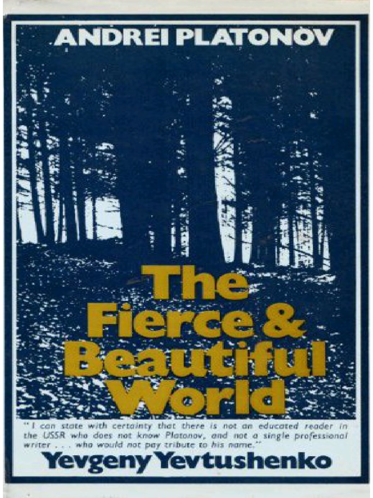 Andrei Platonov - The Fierce and Beautiful World | PDF | Poetry ...