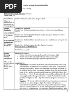 Nitroball Unit Plan | PDF | Volleyball | Sports