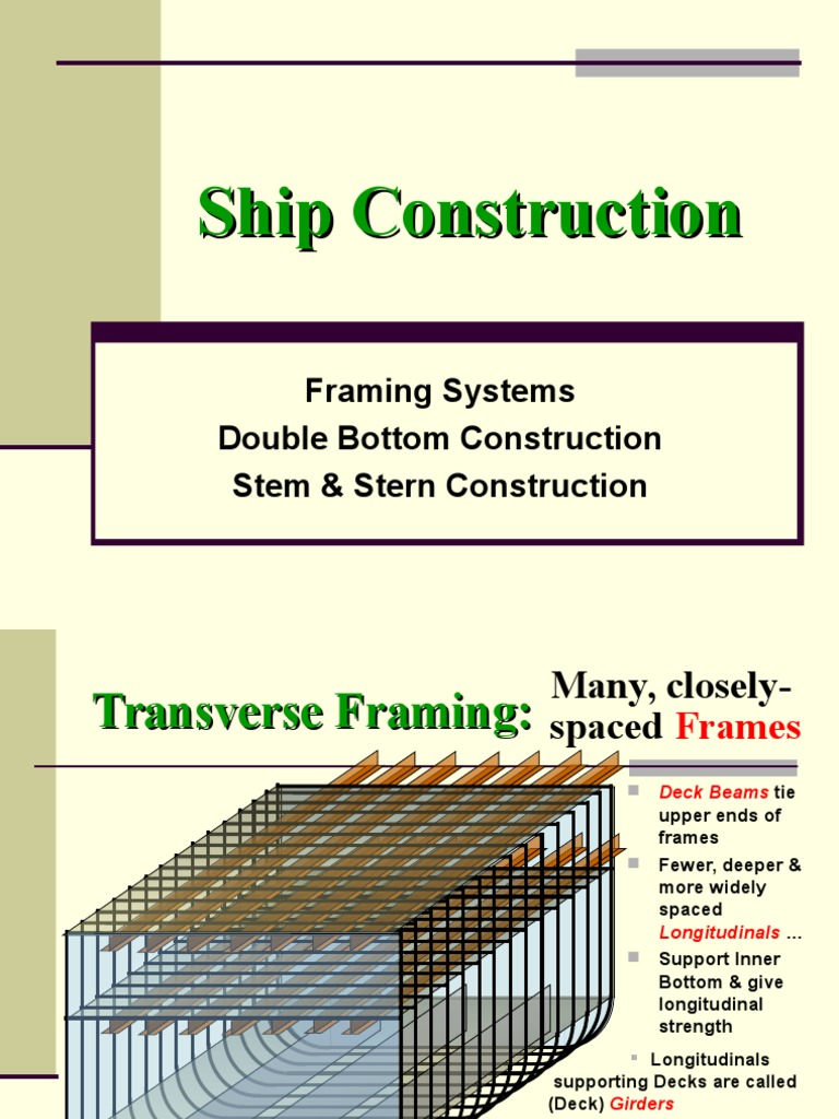 Kuliah 2 Framing System | PDF | Water Transport | Naval Architecture