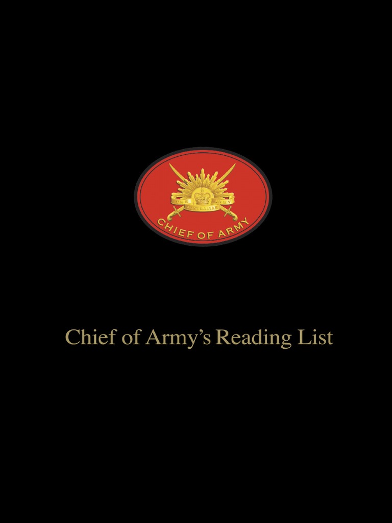 Chief of Army Reading List | PDF | Military | Mind