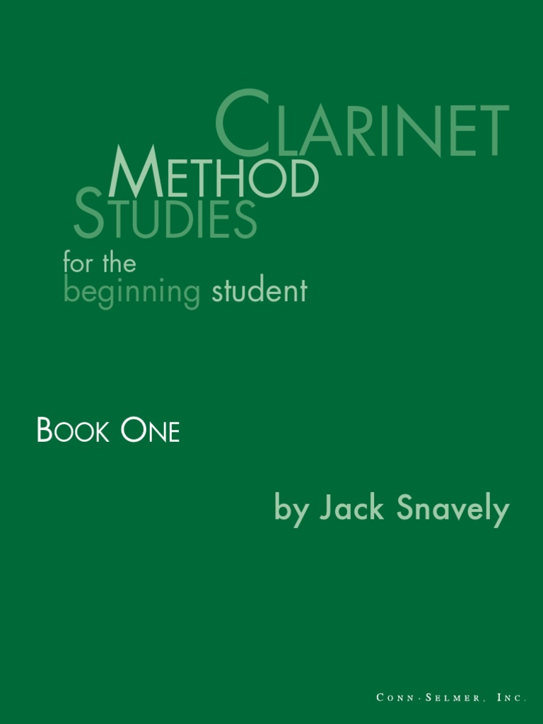 Beginner Clarinet Method Studies Book 1 | PDF | Art