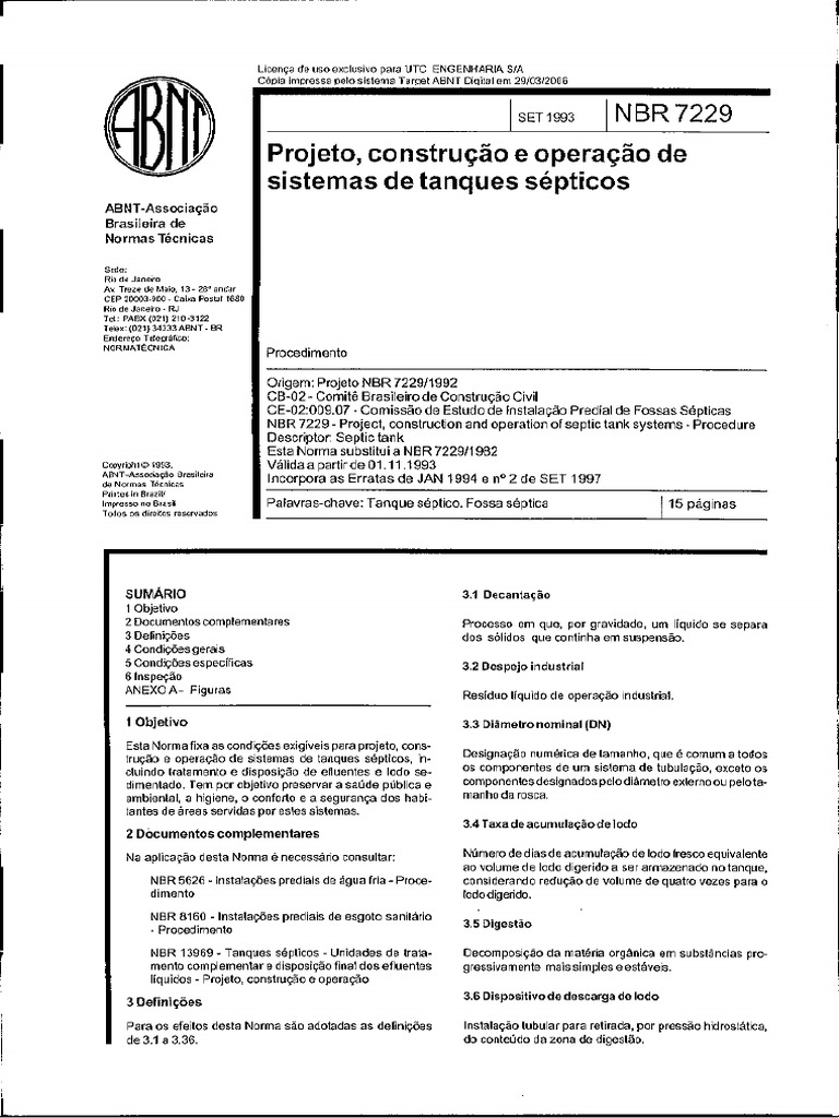 NBR 7229 - Set 1993-1997 | PDF