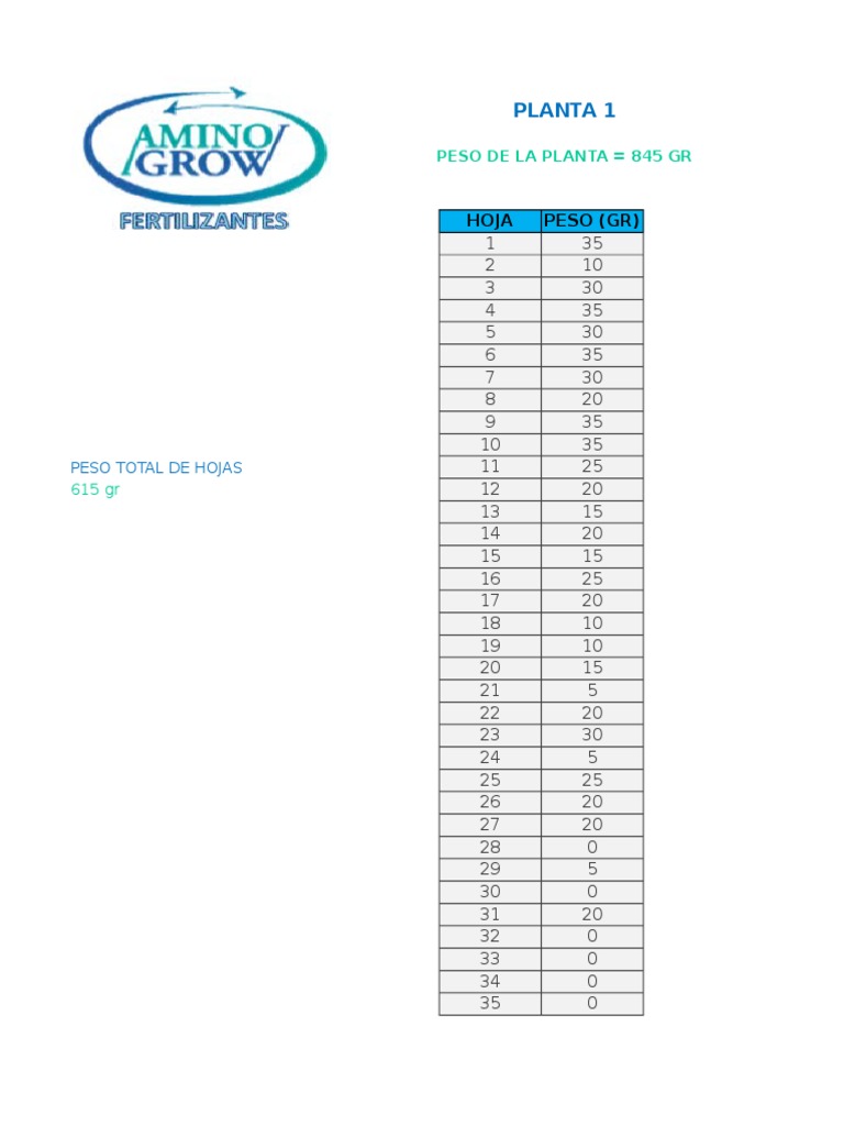 Leaf Weight Analysis for Kids' Project | PDF