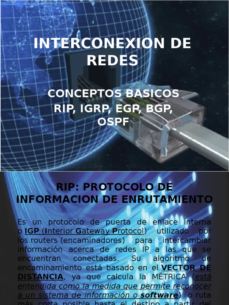 Conceptos Rip, BPG, Etc | PDF | Enrutador (Computación) | Protocolos de internet