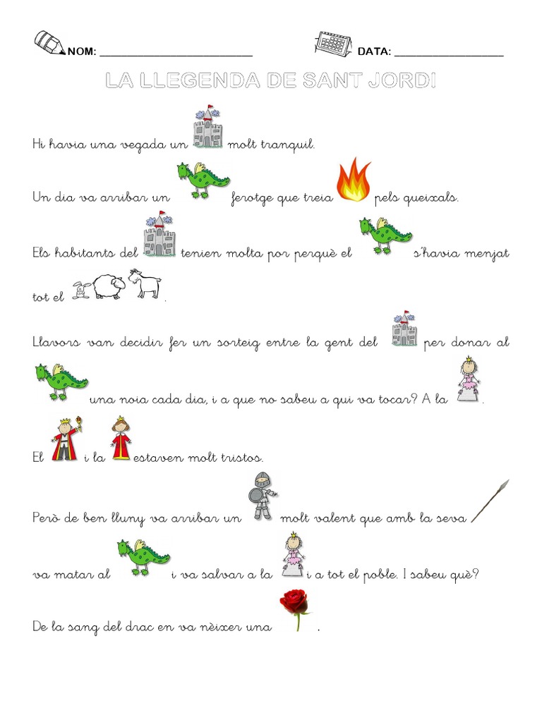 Llegenda de Sant Jordi | PDF