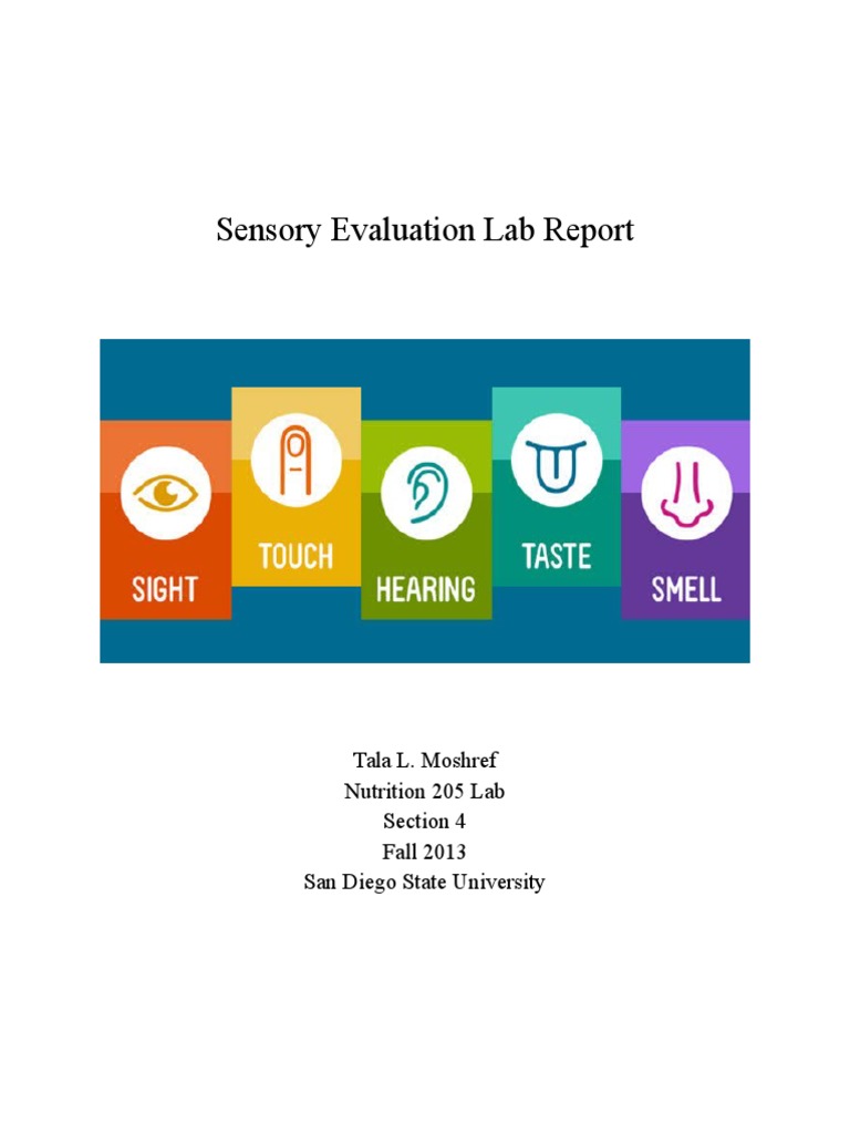 Sensory Evaluation Lab Report | Perception | Odor
