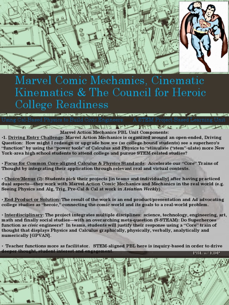 STEM Superhero Project-Based Learning | PDF | Acceleration | Force