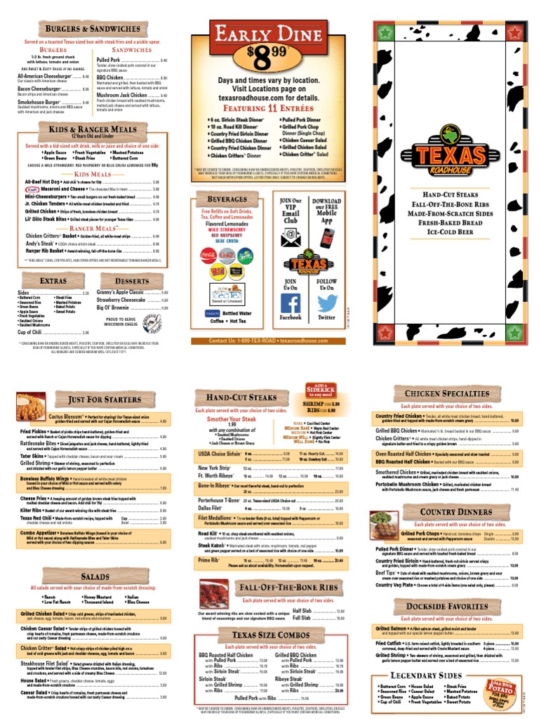 Outback Steakhouse Menu.pdf | Salad | Hamburgers