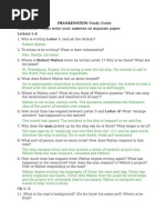 Frankenstein Practice Test Questions | PDF | Frankenstein | Revenge