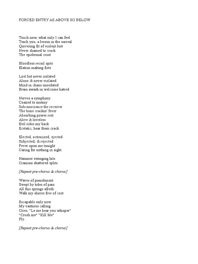 Repeat Pre-Chorus & Chorus | PDF