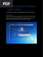 Manual Instalacion Windows 7 PDF | PDF | Windows 7 | Computación de 64 bits