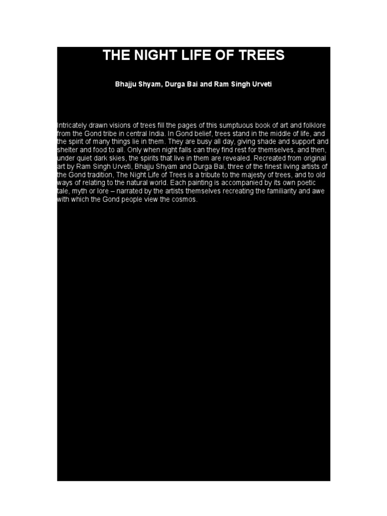 The Night Life of Trees | PDF | Trees