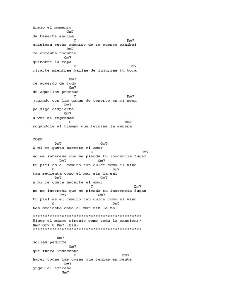 Me Gusta Letras y Acordes | PDF