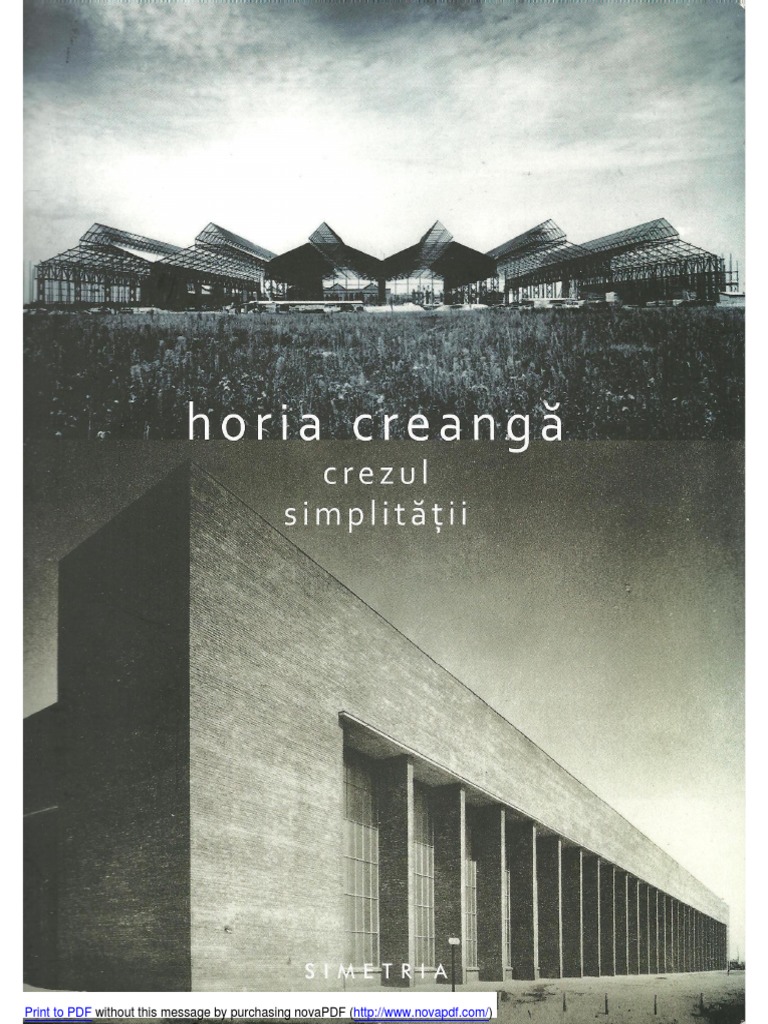 Crezul Simplitatii - Horia Creanga | PDF | Computer Standards ...