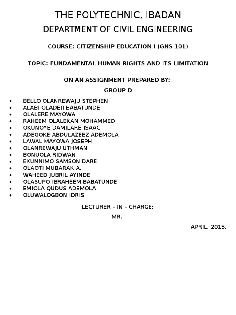 Fundamental Human Right | PDF | Natural And Legal Rights | Human Rights