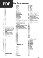 Destination B1 Grammar and Vocabulary Key | PDF