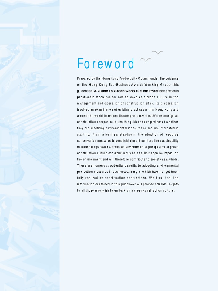 Guide to Green Construction Practices | PDF | Green Building ...