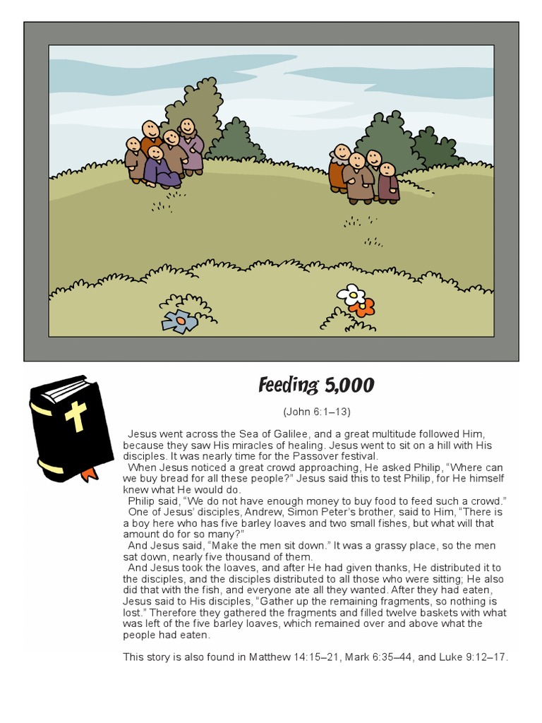 3D Picture: Miracles in The Bible - Feeding 5000 | PDF | Disciple ...