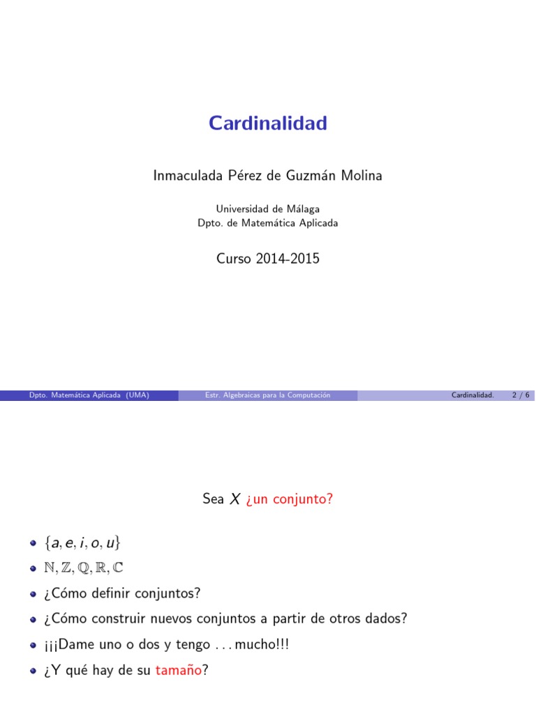 Cardinalidad | Conjunto (Matemáticas) | infinito