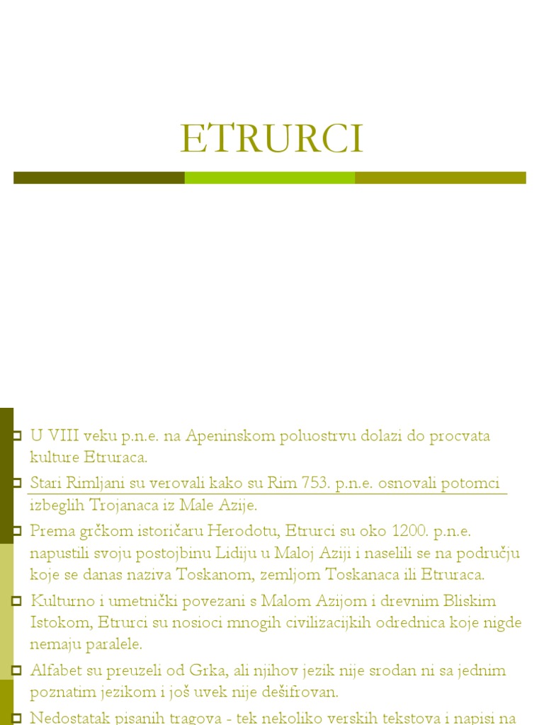 Etrurci | PDF