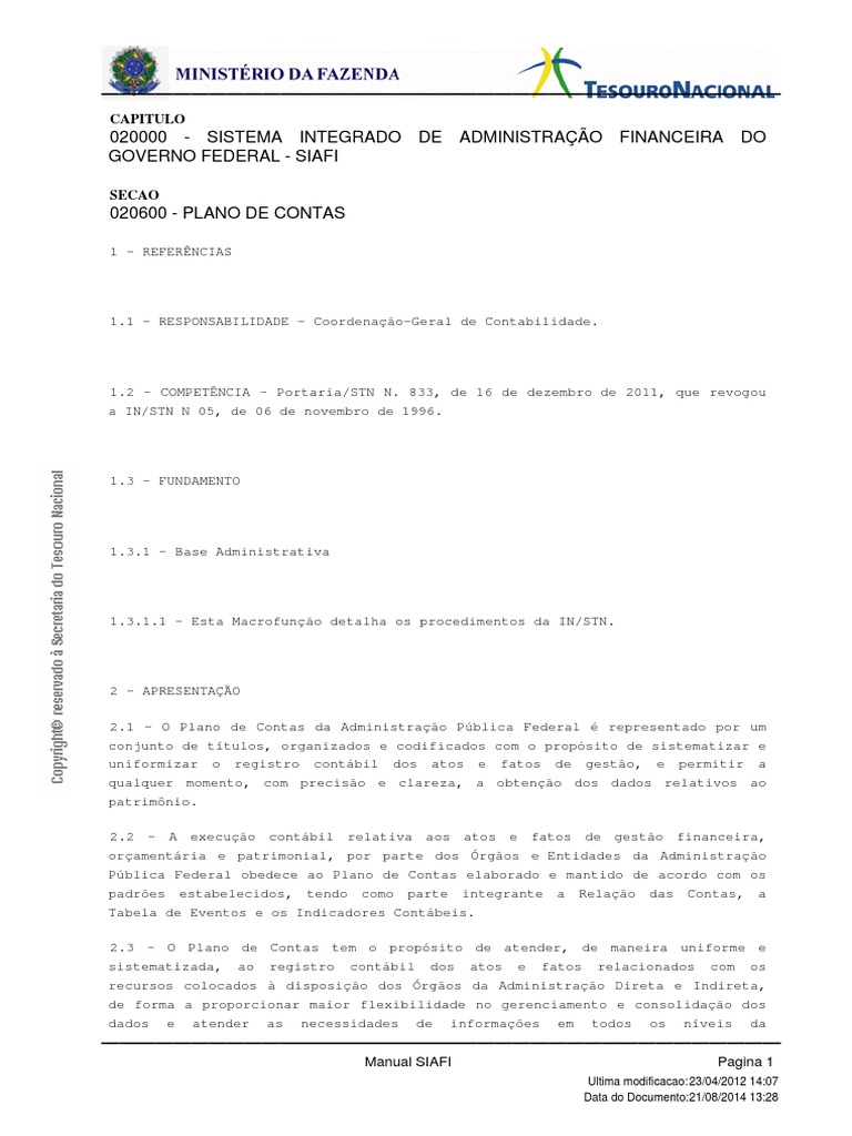 Manual do Sistema Integrado de Administração Financeira do Governo ...
