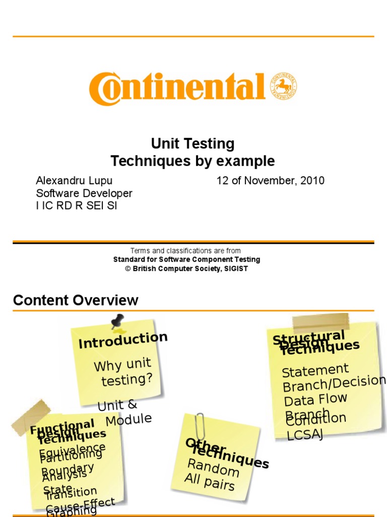 UnitTesting Techniques | PDF | Unit Testing | Control Flow UnitTesting Techniques | PDF | Unit Testing | Control Flow