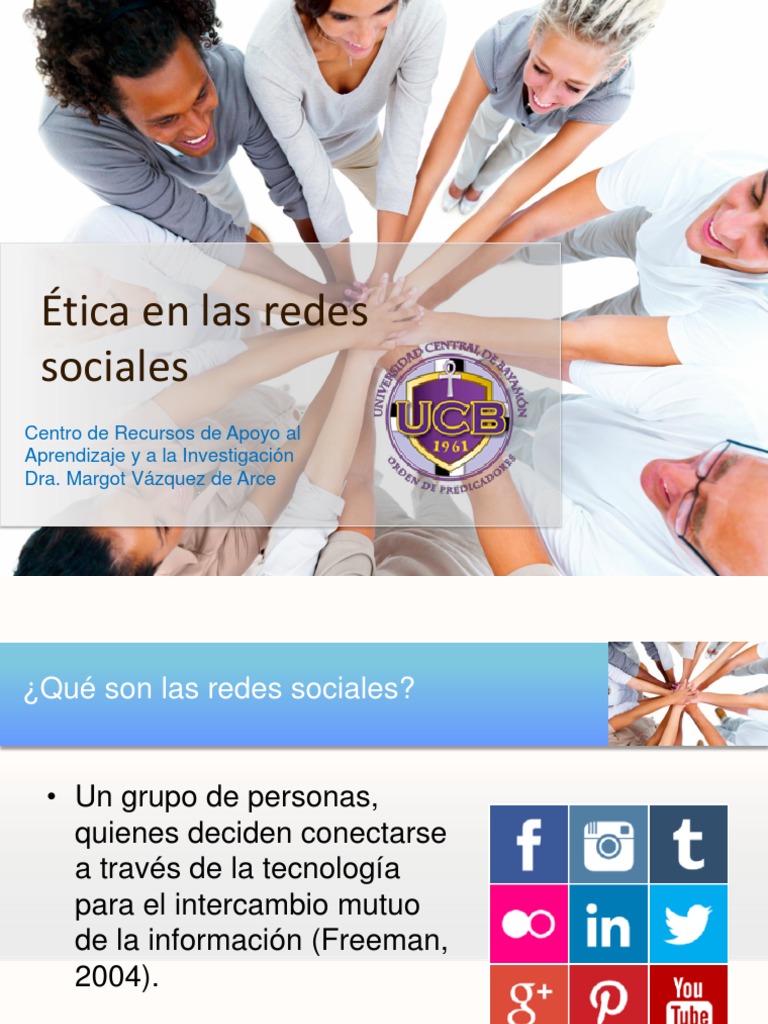 Etica en Las Redes Sociales | PDF | Servicio de redes sociales | Sociedad