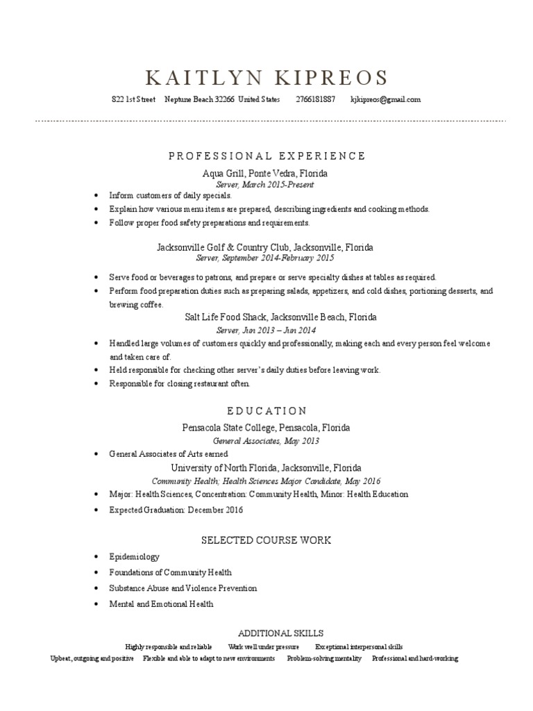 Current Resume | PDF