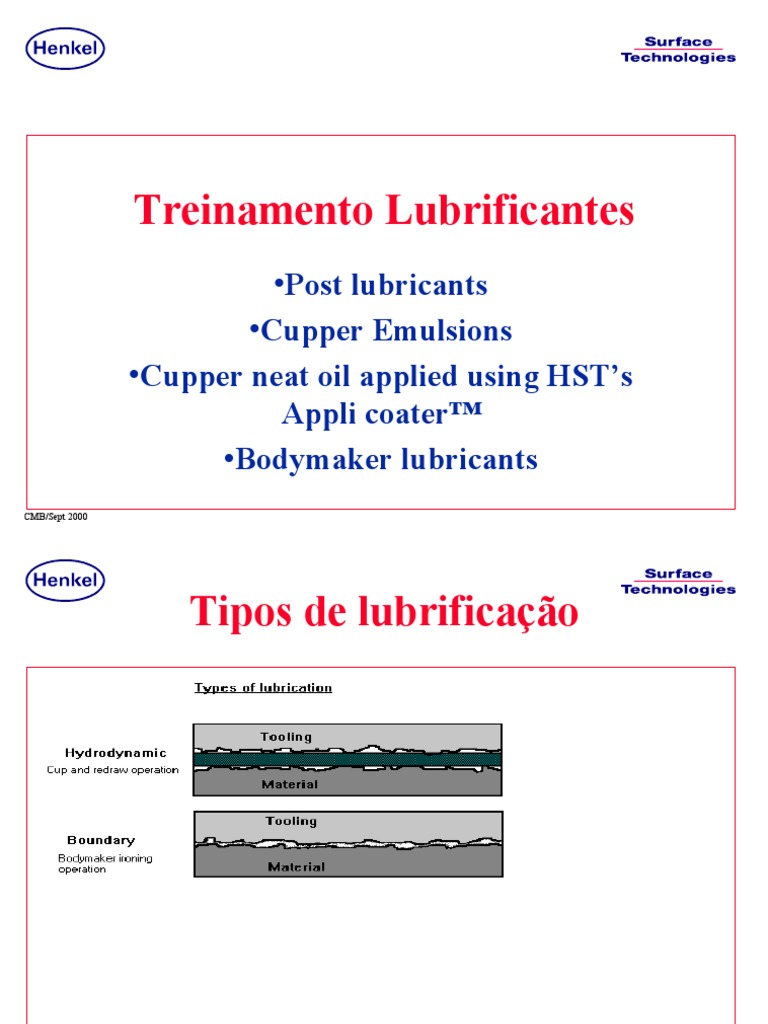 Treinamento Lubrificantes | PDF | Líquido de arrefecimento | Água