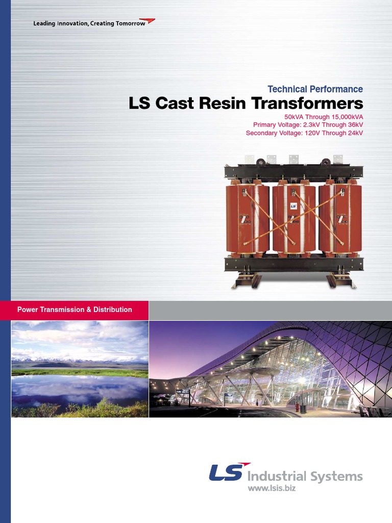 LS Cast Resin Transformers Catalogue | PDF | Transformer | Inductor