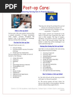 Postoperative Cough Splinting Techniques | PDF | Career & Growth | Wellness