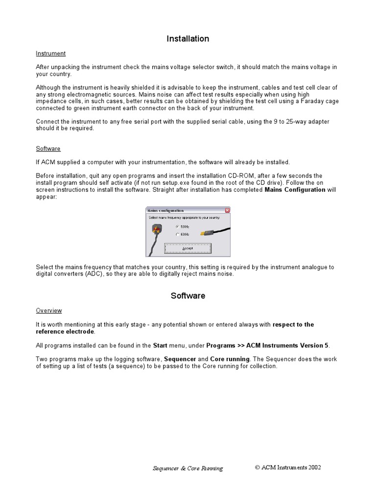 Paragill Instrument Installation Guide | PDF | Electrical Impedance ...