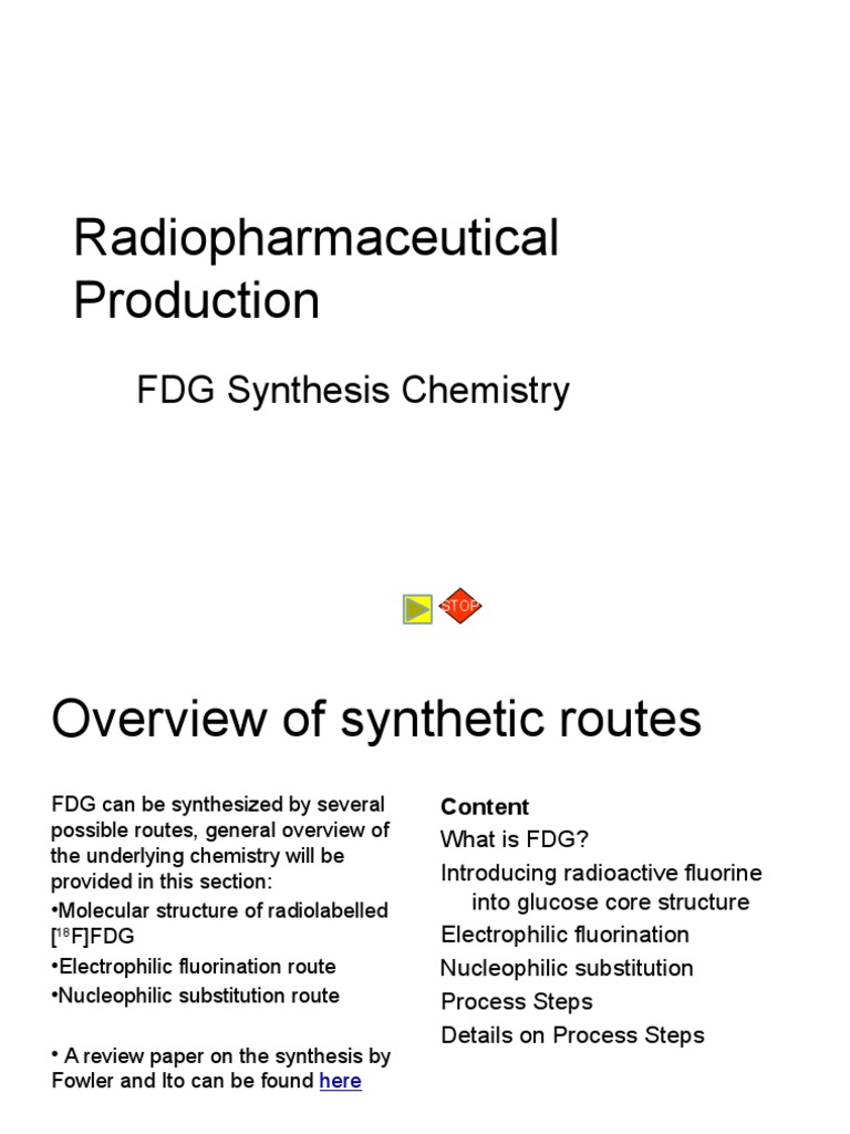 FDG Production-Theory Operations-FDG Synthesis Chemistr1 | Chemical ...