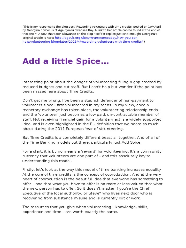 Add A Little Spice.... | PDF | Social Science
