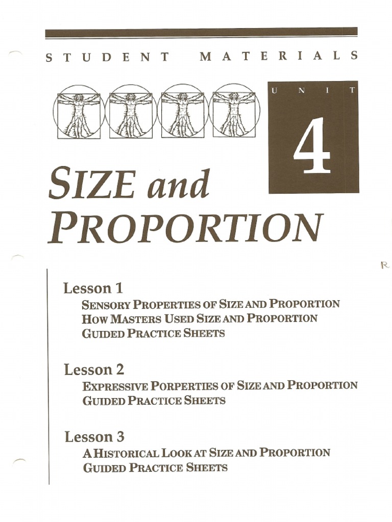 Drawing Insights - Size and Proportion | PDF