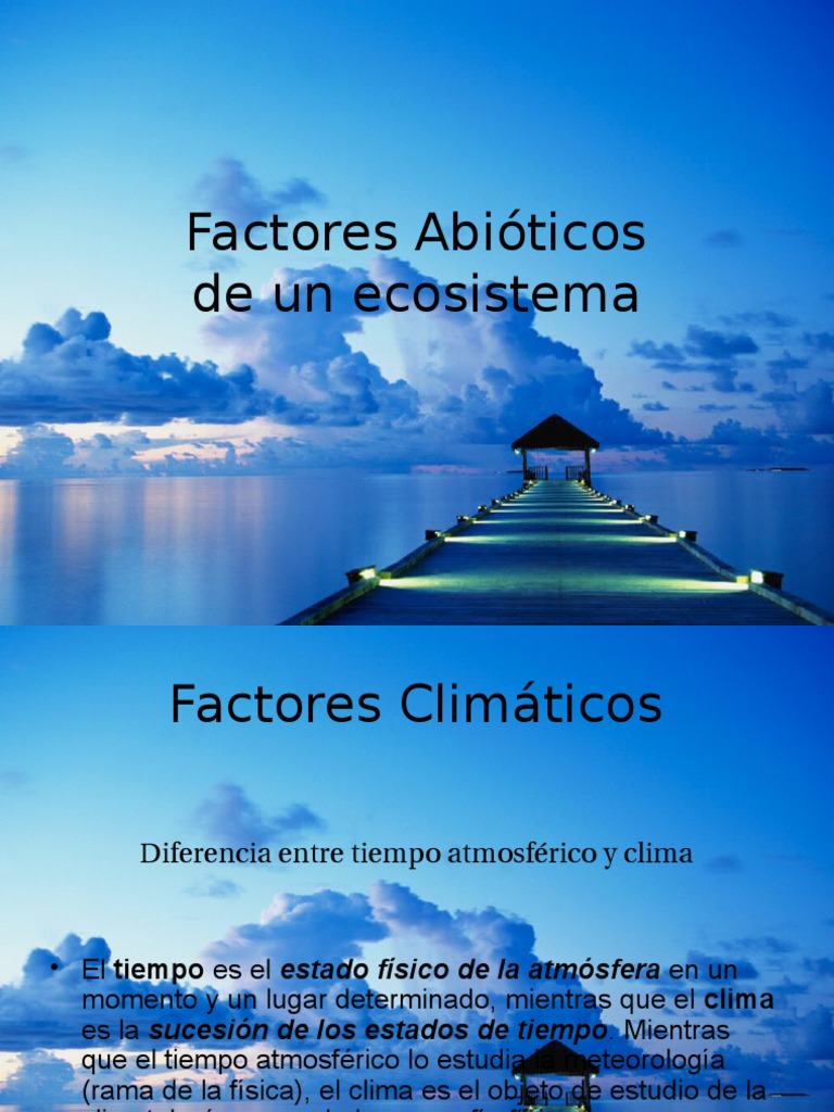 Factores Abióticos climatologicos.ppt | Clima | Velocidad del viento