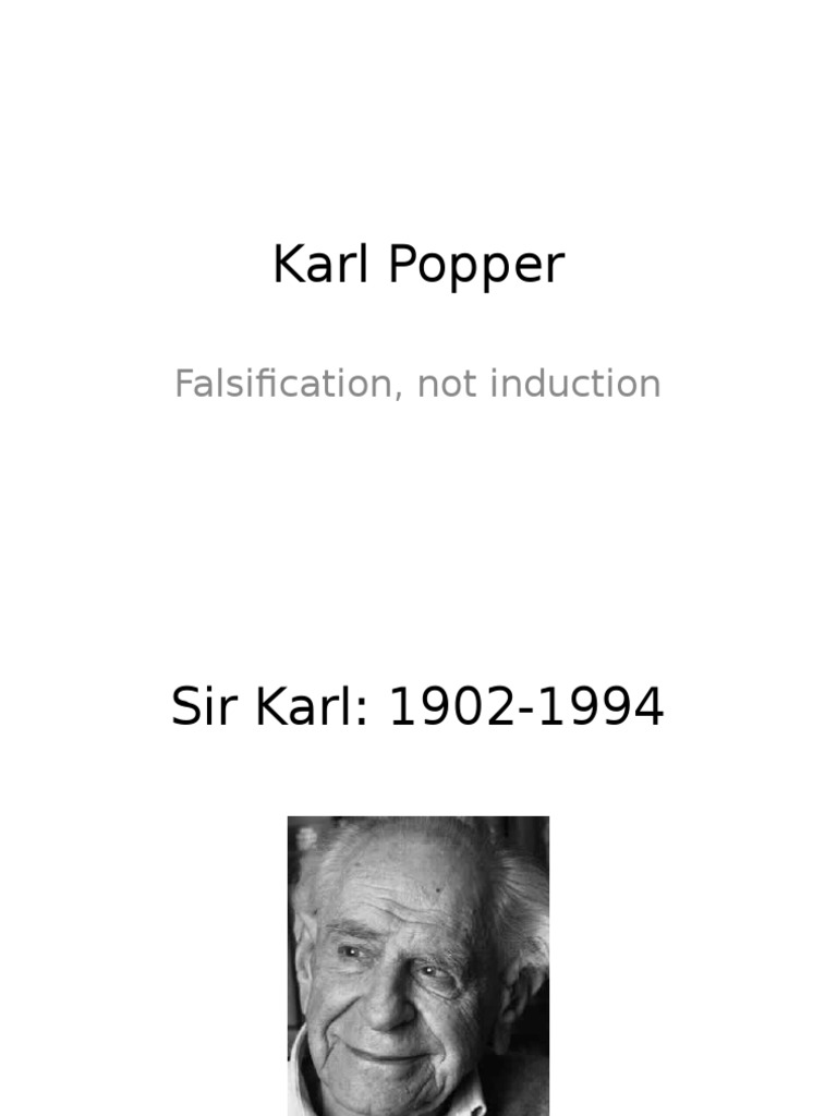 Karl Popper's Falsification Philosophy | PDF | Karl Popper | Falsifiability