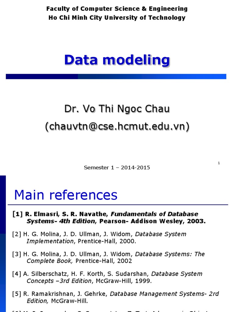 Db Systems Data Modeling Pdf Relational Database Relational Model