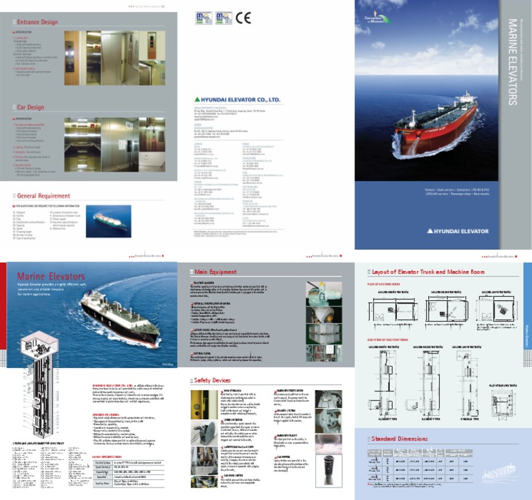 11.marine Elevators | PDF | Elevator | Door