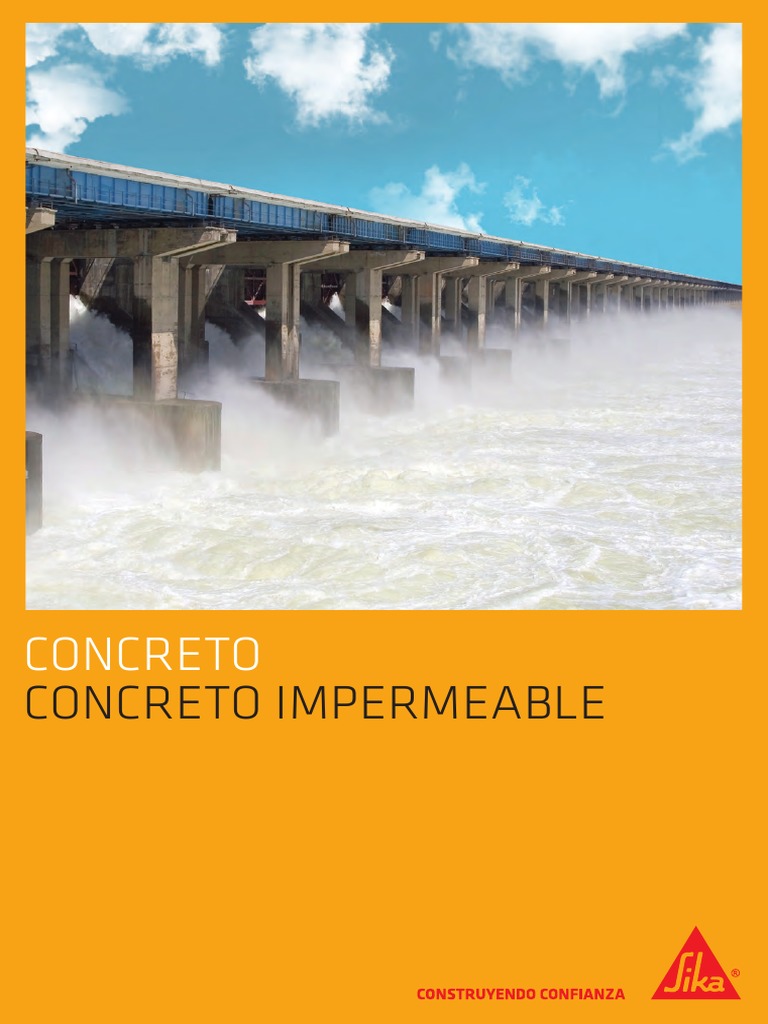 Concreto Impermeable: Definición y Aplicaciones | PDF | Permeabilidad ...