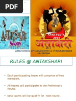 Antakshari Competition | PDF | Cinema Of India | Bollywood