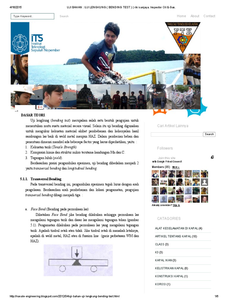 Uji Lengkung (Bending Test) (Material) | PDF