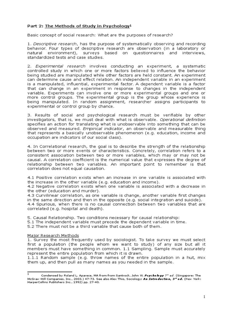 Part 2 The Social Science Research Process | PDF | Experiment | Survey Methodology