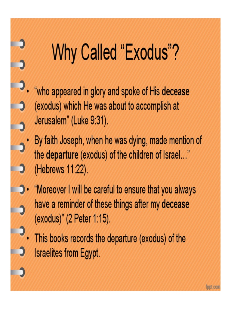 Exodus 1-19 PDF | PDF | Book Of Exodus | Moses