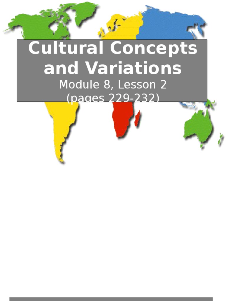 Cultural Concepts and Variations | PDF | Norm (Social) | Behavior