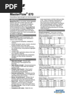 Technical Data Sheet Masterflow 870 | PDF | Strength Of Materials ...