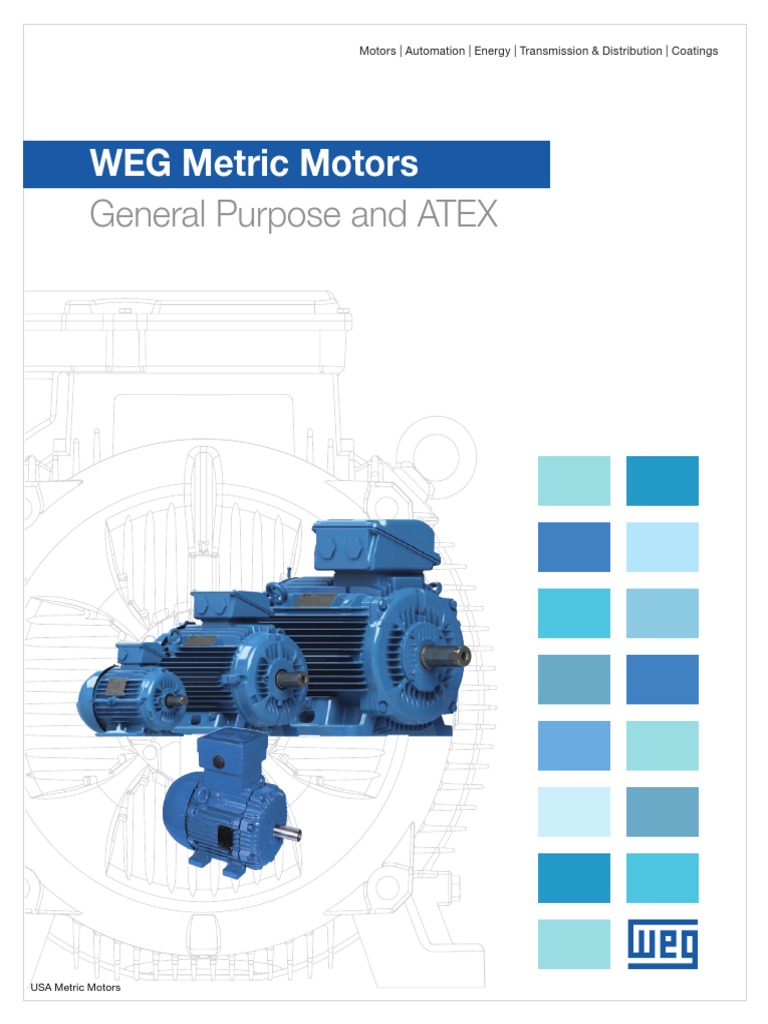 WEG Weg Metric Motors General Purpose and Atex Usametricmo Brochure ...